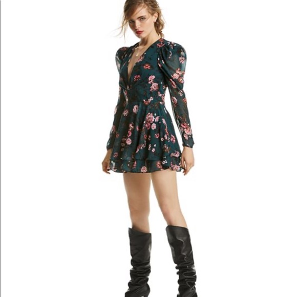 Dresses | Lini Puff Sleeve Floral Dress | Poshmark